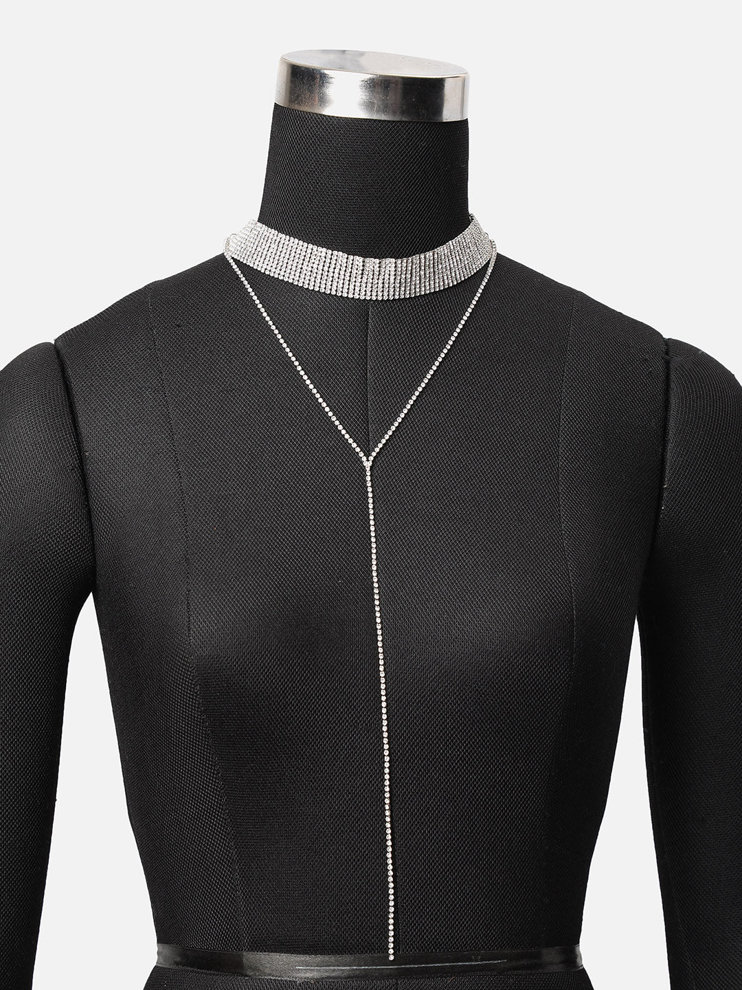 SOHI Silver plated sexy women body chain | Adjustable body bra chain ...